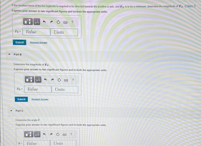 Solved Figure 1 of 1It the resultant force of the two | Chegg.com