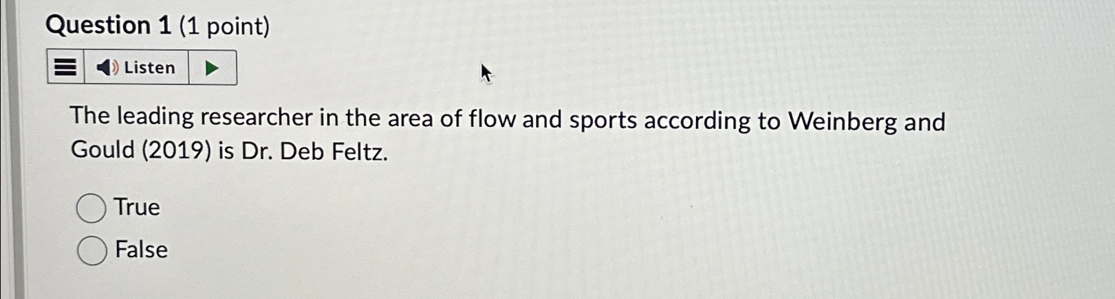 Solved Question 1 (1 ﻿point)The leading researcher in the | Chegg.com