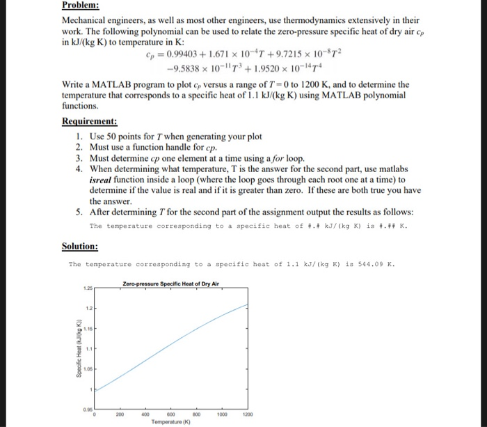 Solved Problem: Mechanical engineers, as well as most other | Chegg.com