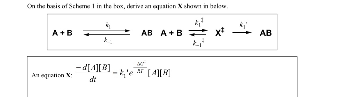 On the basis of Scheme 1 ﻿in the box, derive an | Chegg.com
