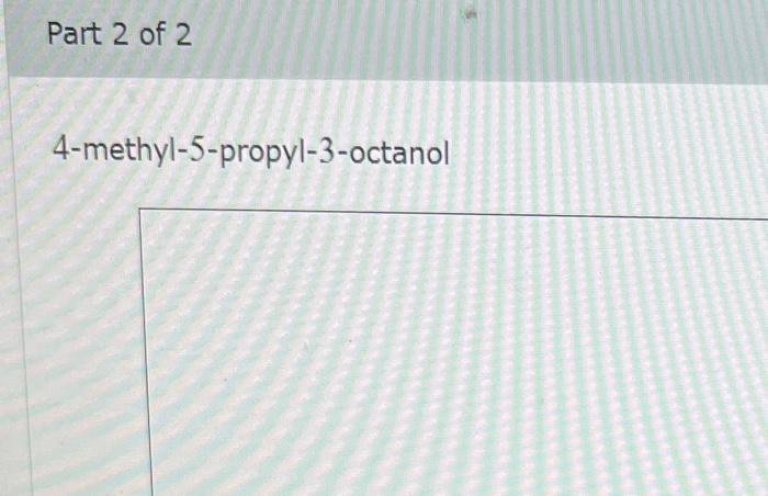 Solved Draw each structure. Part 1 of 2 | Chegg.com