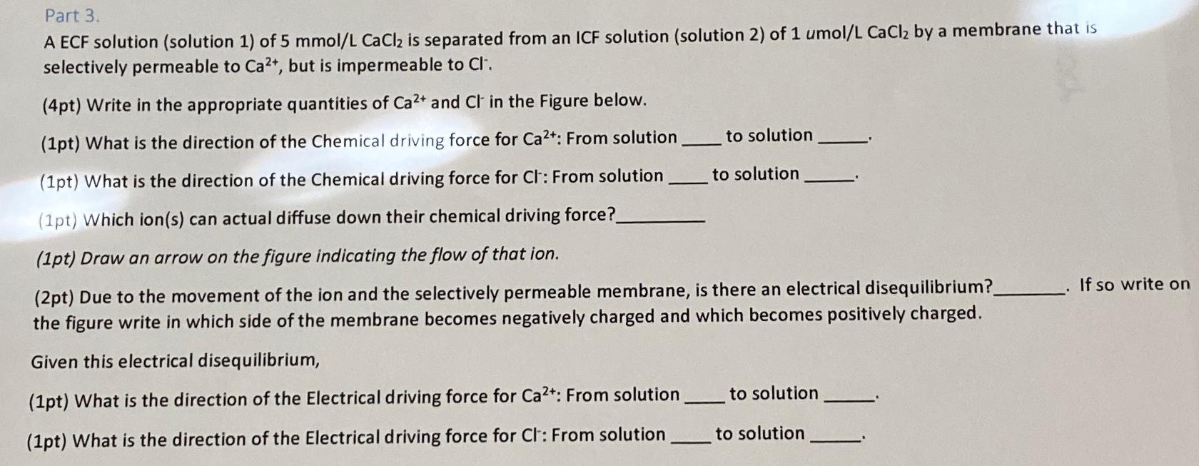 Solved Part 3.A ECF solution (solution 1) ﻿of 5mmolLCaCl2 | Chegg.com