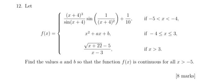 Solved 12. Let | Chegg.com