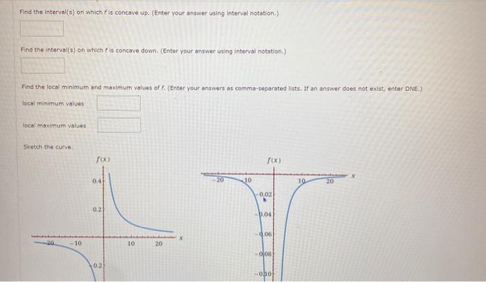 Consider the following curve. f(x)=x2x−4 Determine | Chegg.com