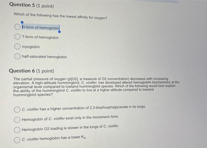 Solved Which of the following has the lowest affinity for | Chegg.com