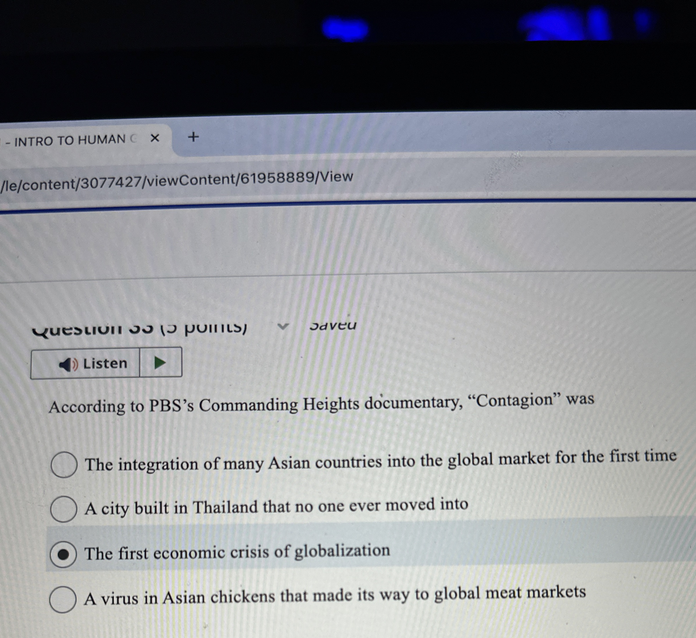 Solved INTRO TO | Chegg.com