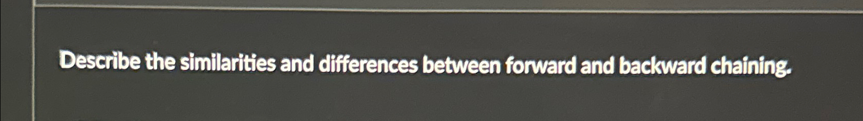 Solved Describe the similarities and differences between | Chegg.com