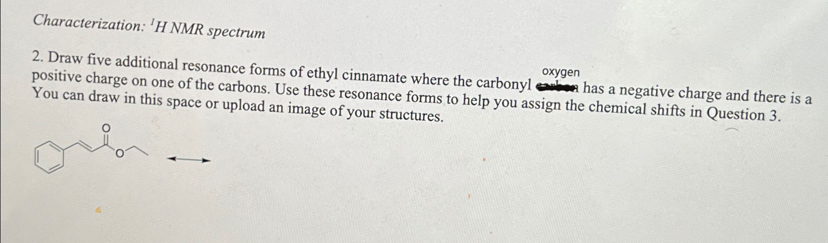 Solved Draw five additional resonance forms of ethyl | Chegg.com