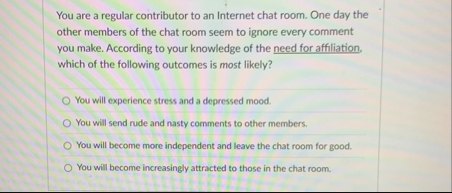 Solved You are a regular contributor to an Internet chat | Chegg.com