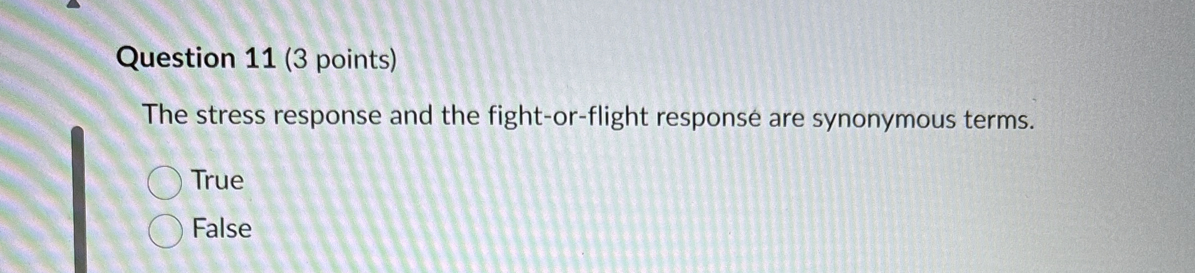 Solved Question 11 (3 points)The stress response and the | Chegg.com Solved Question 11 (3 points)The stress response and the | Chegg.com