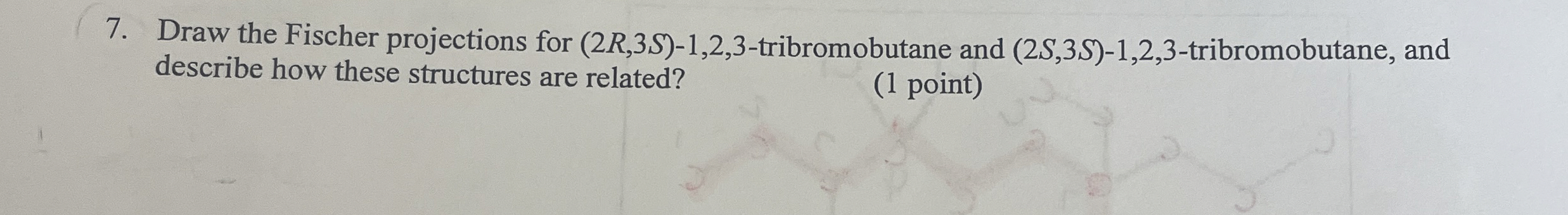 Solved Draw the Fischer projections for | Chegg.com