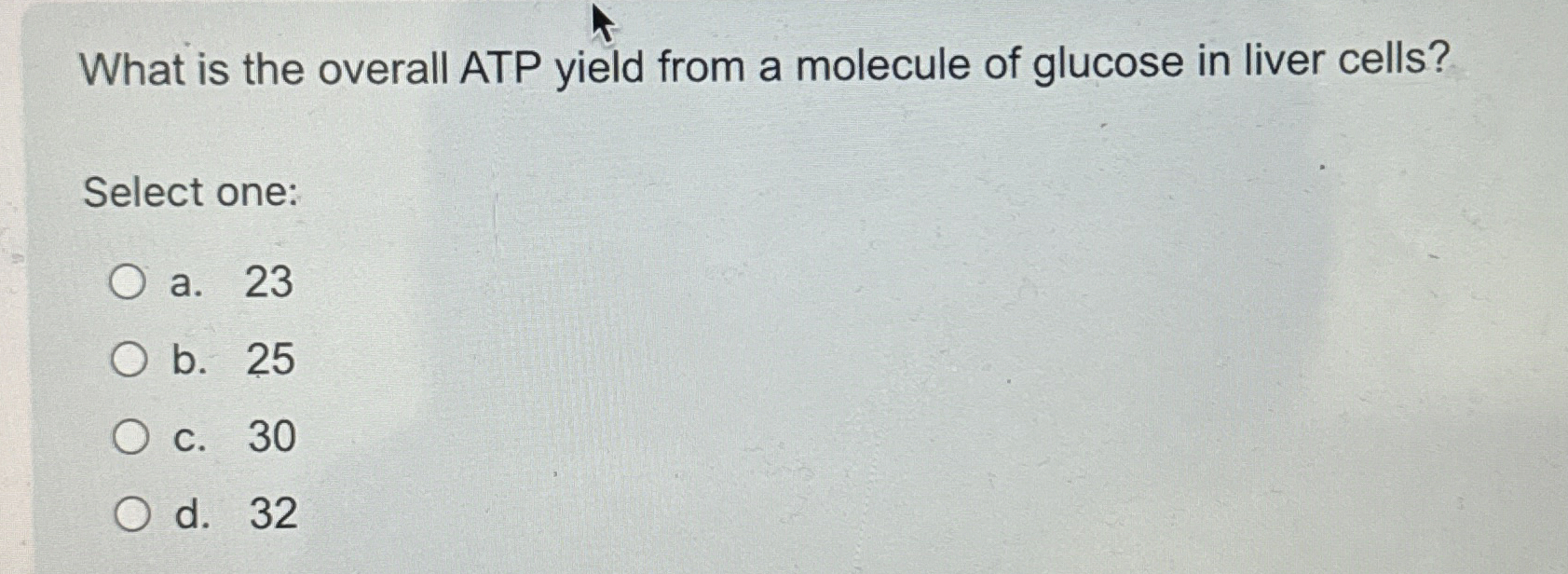 Solved What is the overall ATP yield from a molecule of | Chegg.com