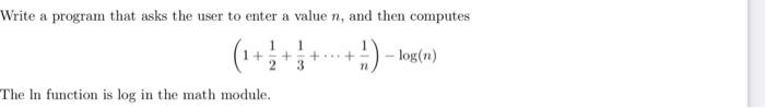 Solved Use Pythonwrite A Program That Asks The User To Enter 3569