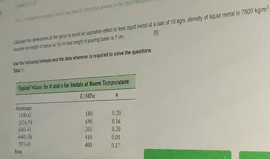 Solved [5] Use tor falosing formula and the data wherever is | Chegg.com
