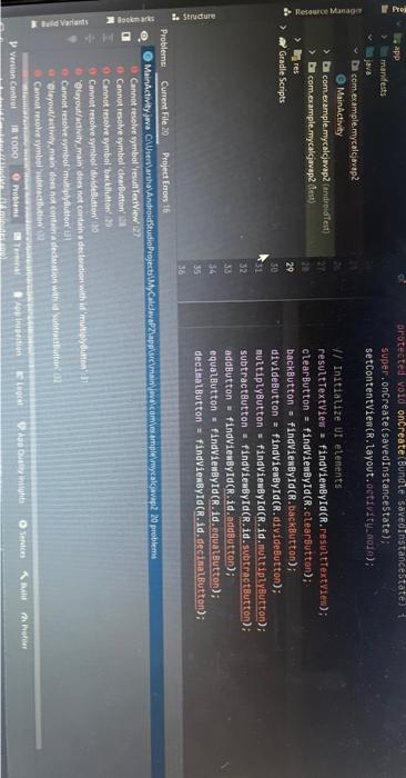 Solved context: am designing a calculator application in | Chegg.com