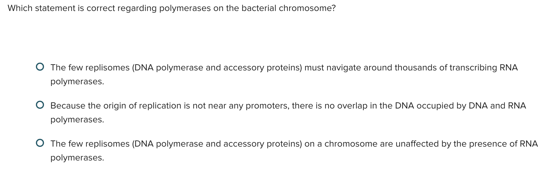 Solved Which statement is correct regarding polymerases on | Chegg.com