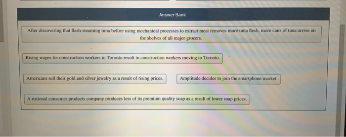 Solved Classify each scenario according to whether the | Chegg.com Solved Classify each scenario according to whether the | Chegg.com