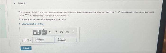 Solved The hydroxide ion has the formula OH−. The | Chegg.com