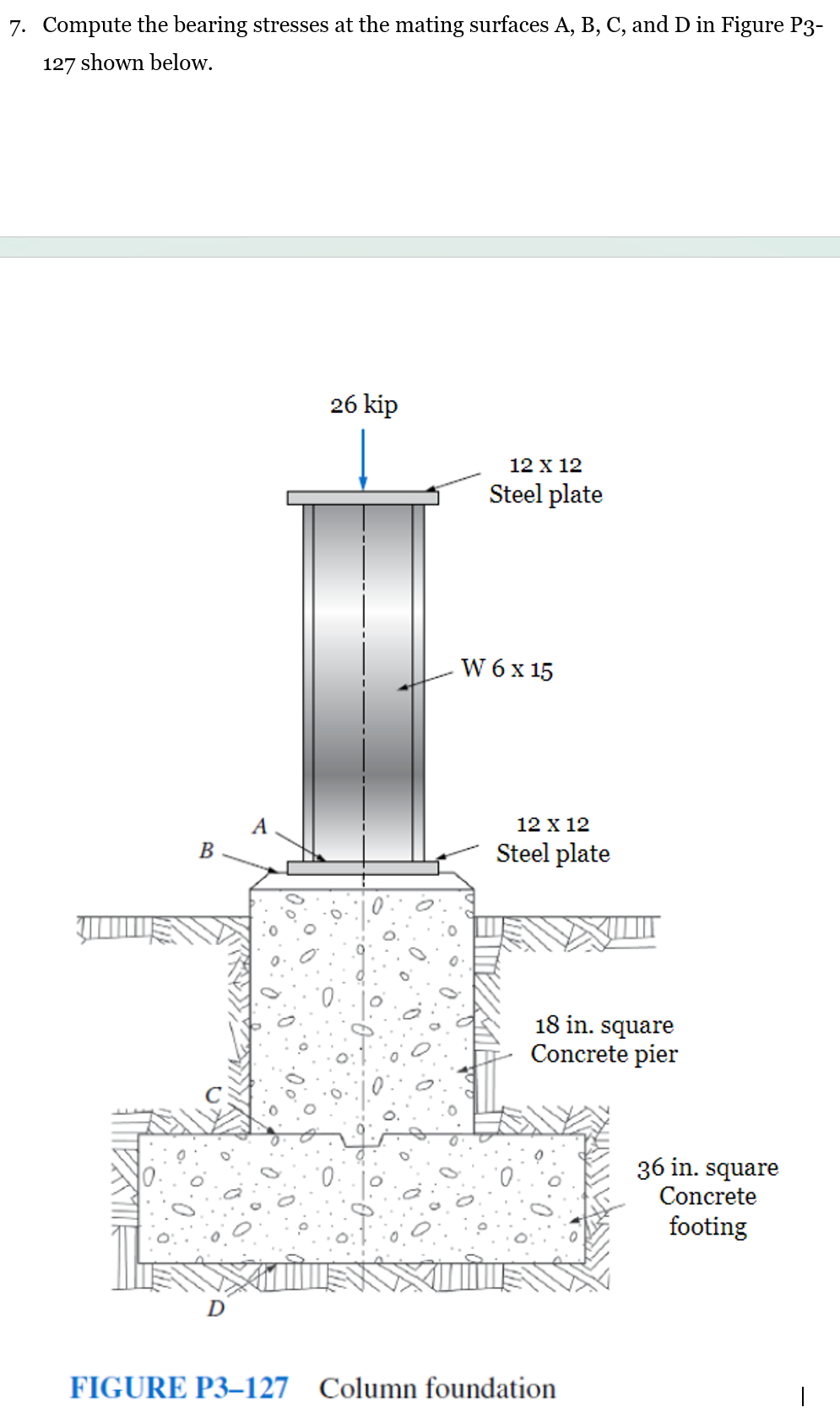 Solved Compute the bearing stresses at ﻿the mating surfaces | Chegg.com
