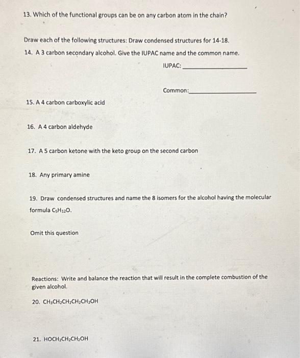 Solved Student Name Section Date Grade Score Functional | Chegg.com