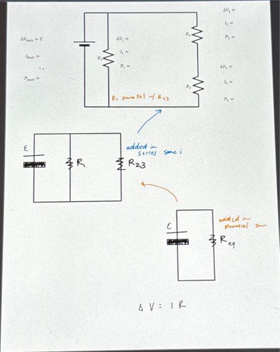 Solved solve for all listed circuit elements by determining | Chegg.com