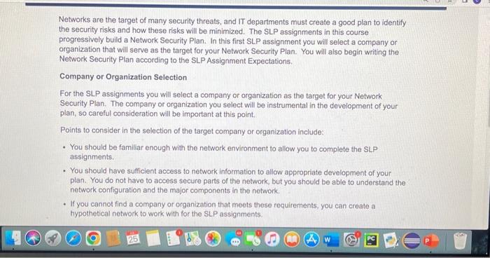 Solved Networks are the target of many security threats, and | Chegg.com