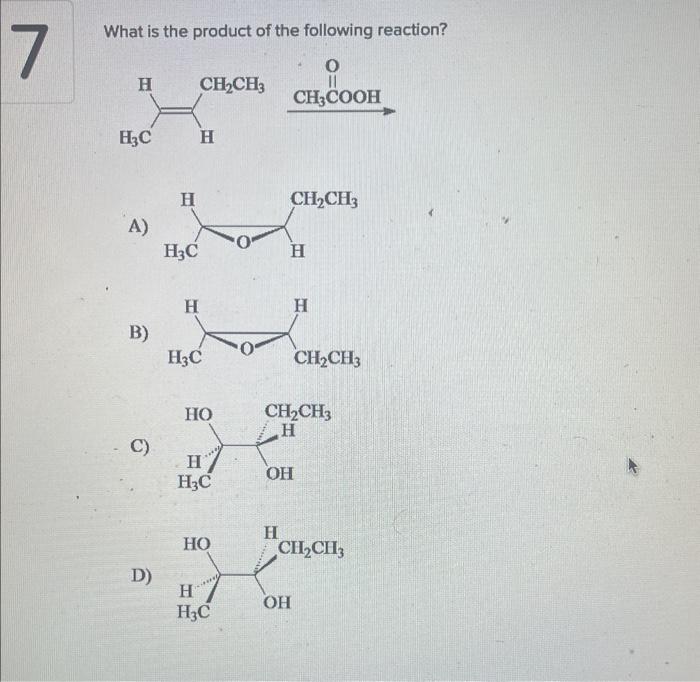 Solved What is the final product of the following sequence | Chegg.com