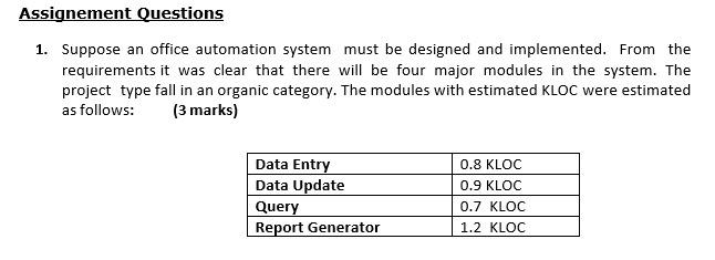 Solved Assignement Questions 1. Suppose an office automation | Chegg.com