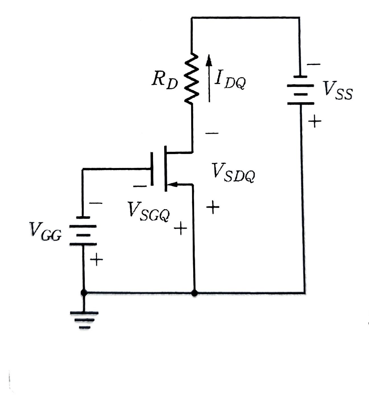 Solved For the incremental P-channel MOSFET circuit, obtain | Chegg.com