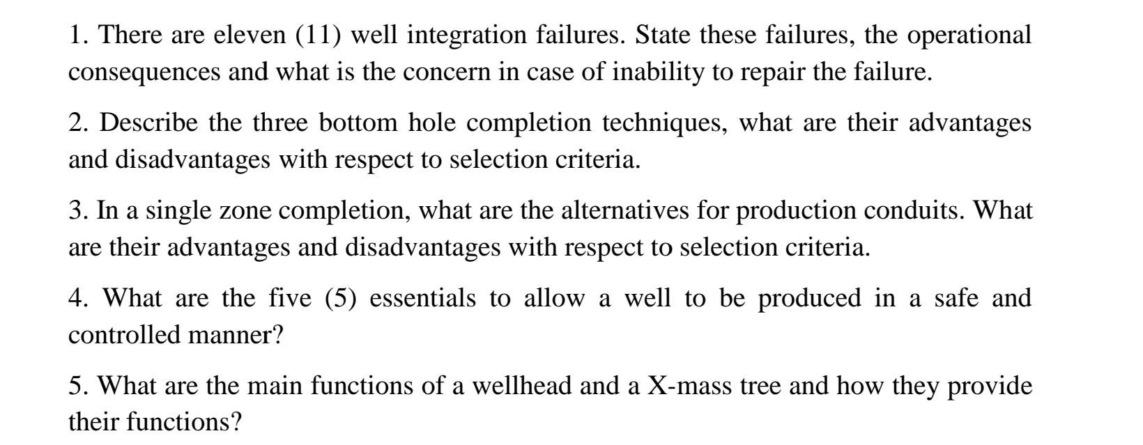 Solved There are eleven (11) ﻿well integration failures. | Chegg.com