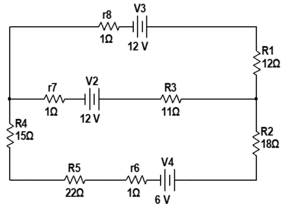 Solved determine the value of the current in each branch and | Chegg.com