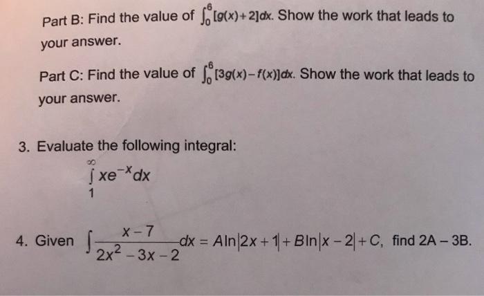 Solved 1. If ∫02πsec2(kx)dx=k, find k, where k≥1. 2. The | Chegg.com