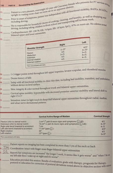 Solved view worksheet Patient/Client Management Format: | Chegg.com