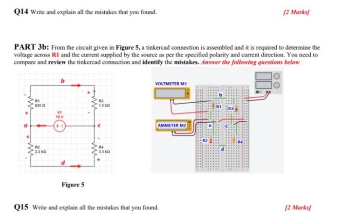 Solved Part 3: Tinkercad and PSPICE Total = 8 MARKS PART 3a: | Chegg.com