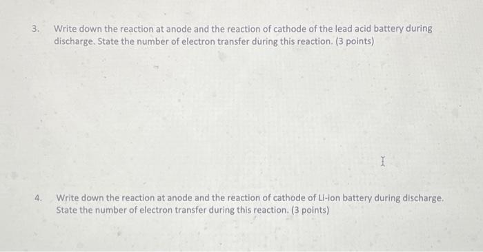 Solved Write down the reaction at anode and the reaction of | Chegg.com