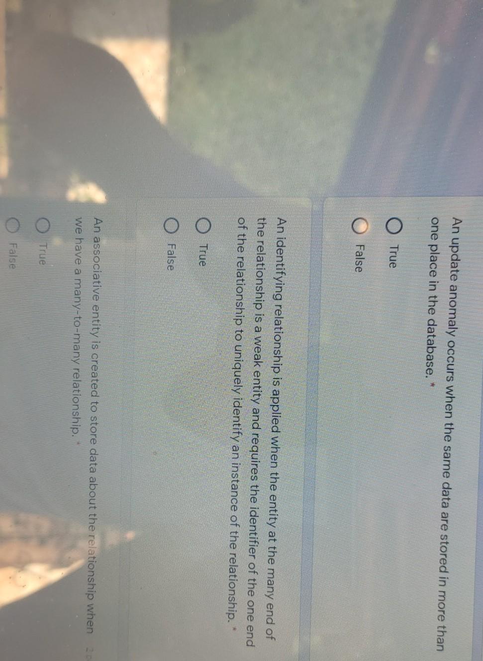 Solved An update anomaly occurs when the same data are | Chegg.com