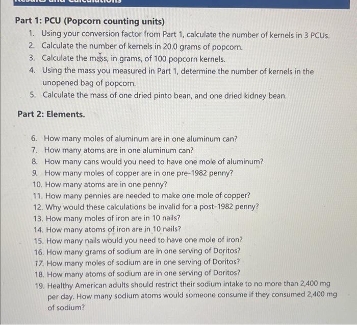 Solved objectives - To devise anew counting unit, use it in | Chegg.com Solved objectives - To devise anew counting unit, use it in | Chegg.com