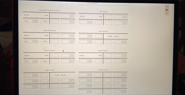 T-accounts have been opened using the balances from | Chegg.com