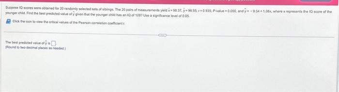 Solved ASAP PLS HELP Suppose IQ scores were obtained for 20 | Chegg.com Solved ASAP PLS HELP Suppose IQ scores were obtained for 20 | Chegg.com