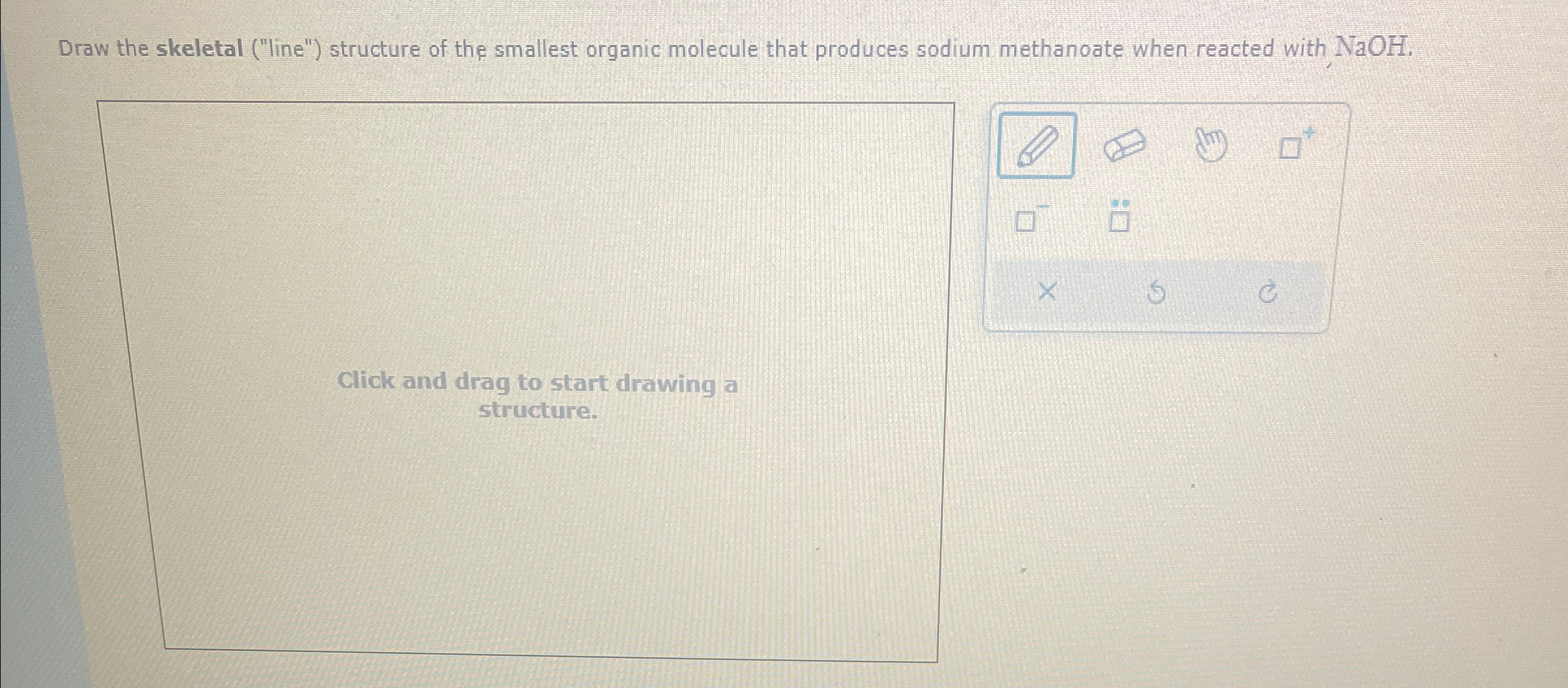Solved Draw the skeletal ("line") ﻿structure of the smallest | Chegg.com