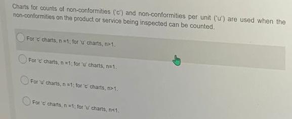 Solved Charts for counts of non-conformities (c') and | Chegg.com