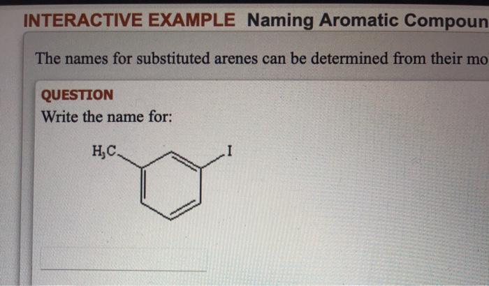 Solved INTERACTIVE EXAMPLE Naming Cycloalkenes Chemical | Chegg.com