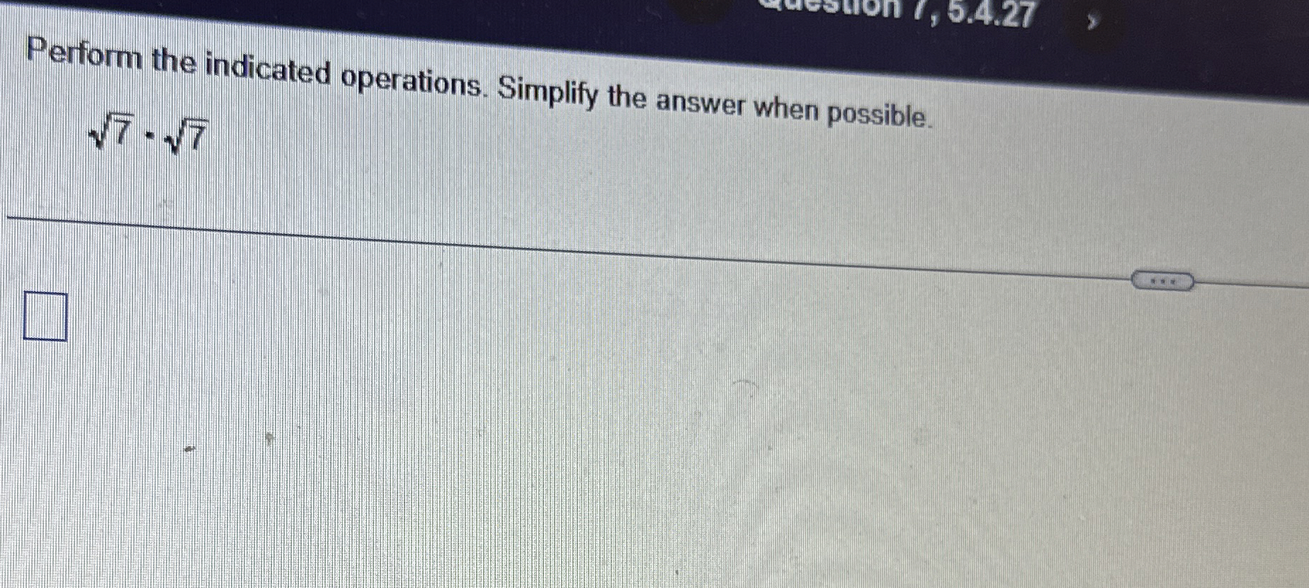 Solved Perform the indicated operations. Simplify the answer | Chegg.com