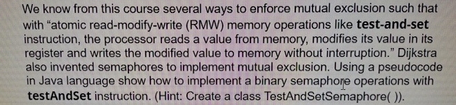 Solved We know from this course several ways to enforce | Chegg.com