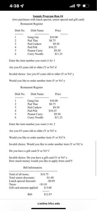 Solved 4:37 Directions Complete the following Python program | Chegg.com