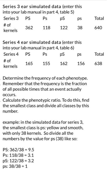 Solved Series 3 ear simulated data (enter this into your lab | Chegg.com
