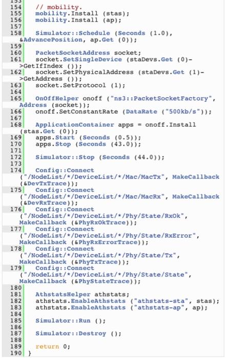 Solved 21 include "s3/command-line. 22 include/config. 23 | Chegg.com