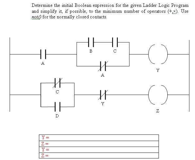 Solved Determine the initial Boolean expression for the | Chegg.com