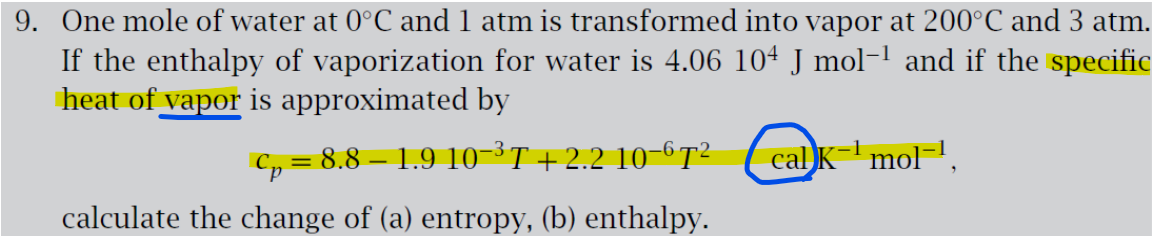 Solved One mole of water at 0°C ﻿and 1atm is transformed | Chegg.com