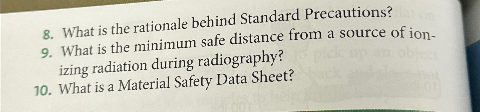 Solved Review Questionswhat Is The Definition Of Risk What